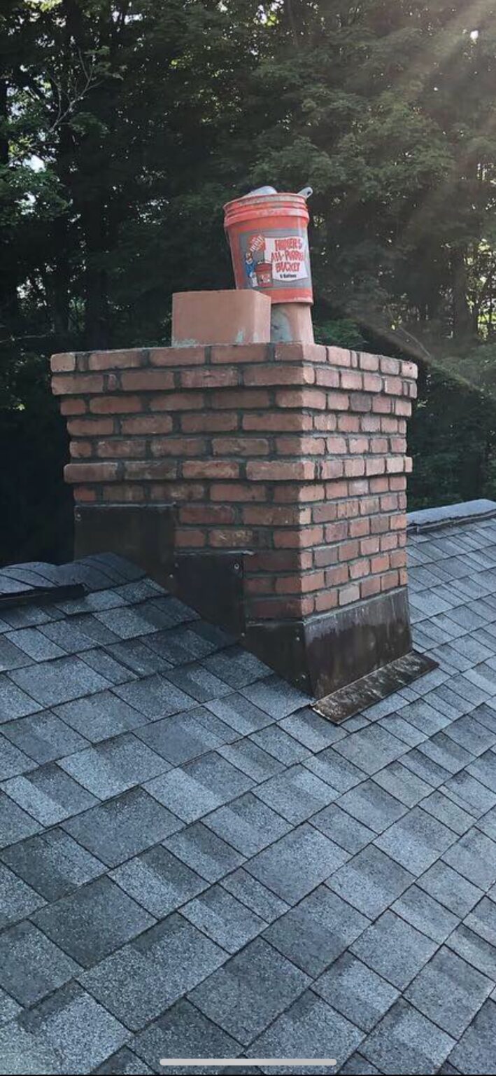 Rebuild with Existing Flashing - Rich & John’s Complete Chimney Service